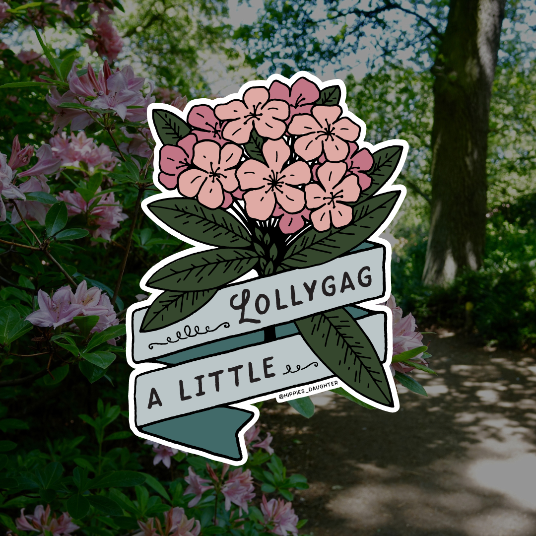 Lollygag // sticker: Color – Hill & Holler, LLC