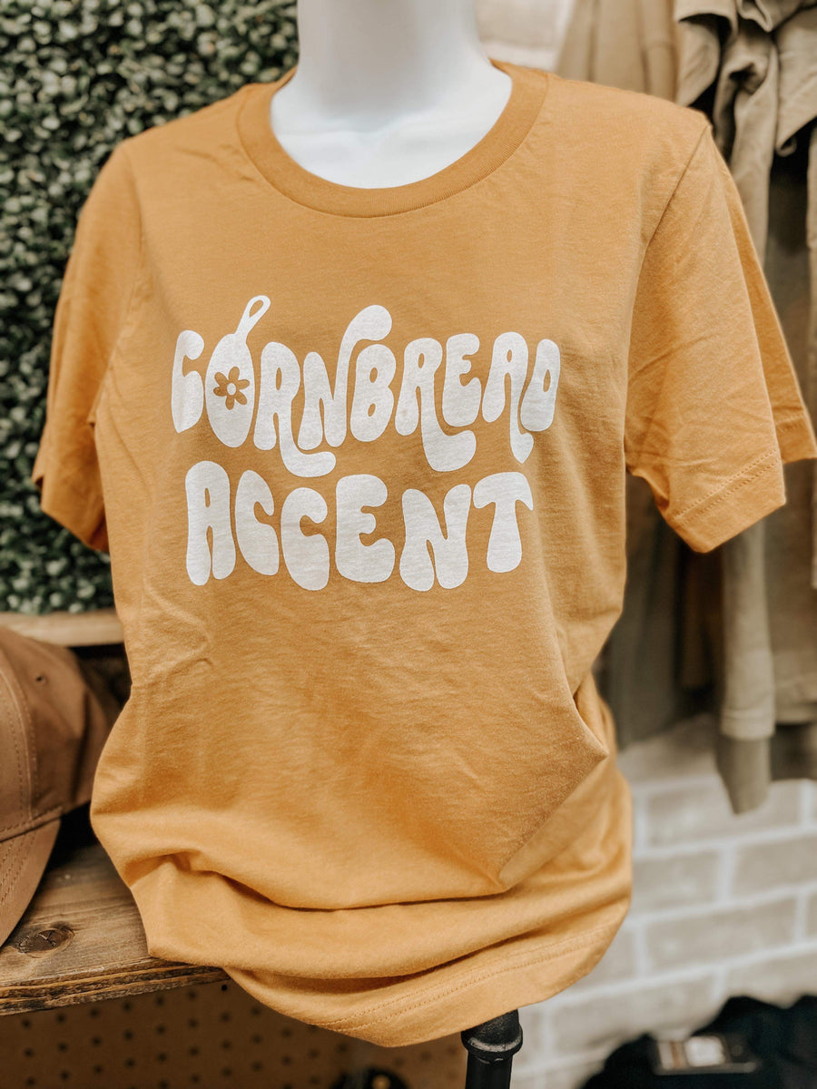 The Cornbread Accent Tee – Hill & Holler, LLC